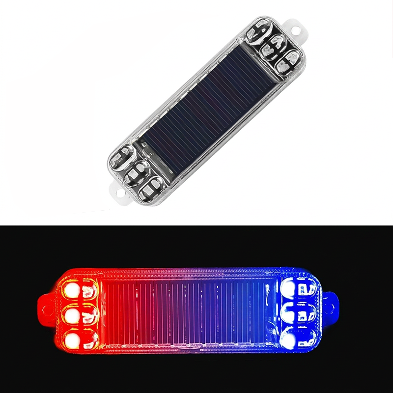 Solar-Powered LED Strobe Warning Light – gothimmes